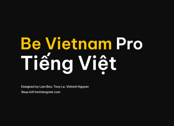Fonttiengviet.com | Font tiếng việt Be Vietnam Pro ( 18 font ...