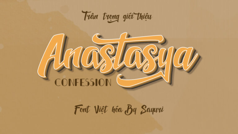 Fonttiengviet.com | Font việt hóa Sayuri Anastasya Confession ...
