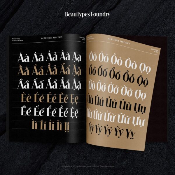 Fonttiengviet.com | (FREE FONTS) BEAUTIQUE DISPLAY - Fonttiengviet.com