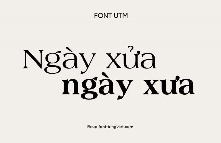 Fonttiengviet.com | Font việt hóa UTM Americana - Fonttiengviet.com