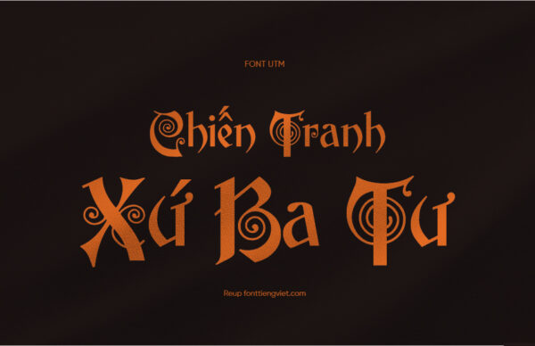 Fonttiengviet.com | Font việt hóa UTM Dai Co Viet - Fonttiengviet.com