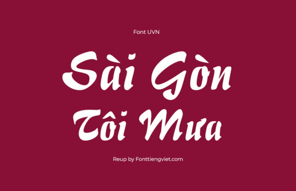 Fonttiengviet.com | Font Việt Hóa UVN Bui Doi - Fonttiengviet.com