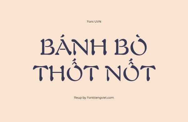 Fonttiengviet.com | Font việt hóa UVN Mang Cau - Fonttiengviet.com