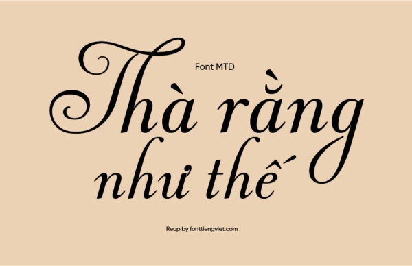 Fonttiengviet.com | Font Việt hóa MTD Andrade Pro Script - Fonttiengviet.com