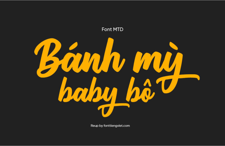 Fonttiengviet.com | Font Việt hóa MTD Auto Quick - Fonttiengviet.com