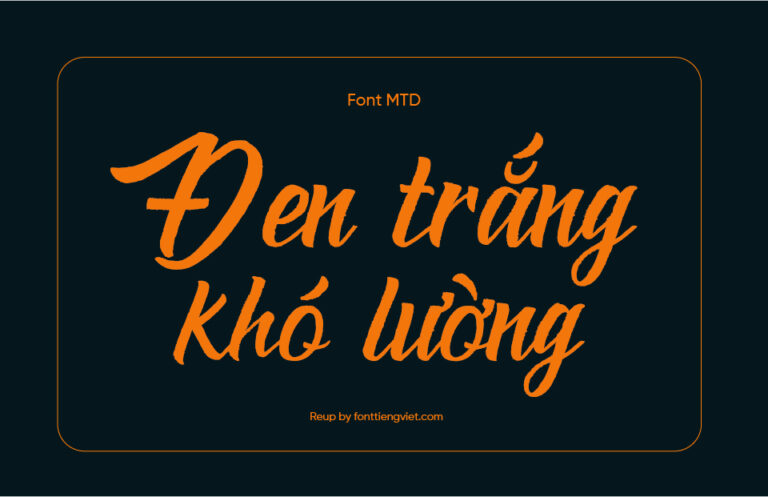 Fonttiengviet.com | Font Việt hóa MTD Black and Shadow - Fonttiengviet.com