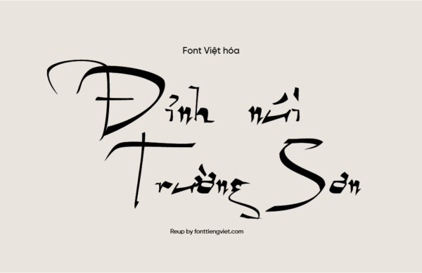 Fonttiengviet.com | Font Việt hóa MTD Geza Script - Fonttiengviet.com