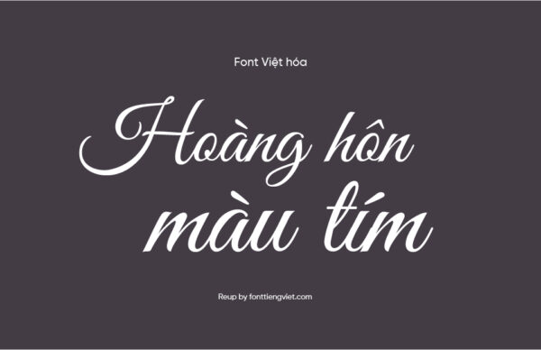 Fonttiengviet.com | Font Việt hóa MTD Great Vibes - Fonttiengviet.com