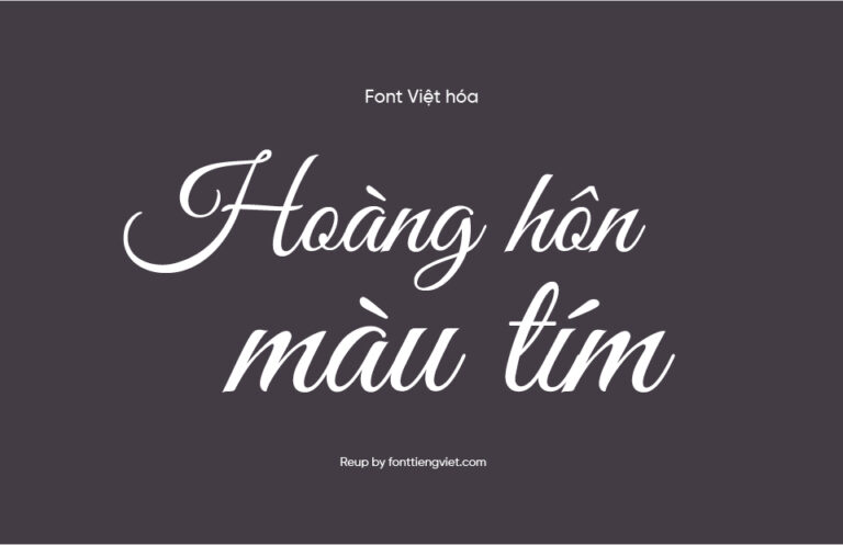 Fonttiengviet.com | Font Việt hóa MTD Great Vibes - Fonttiengviet.com