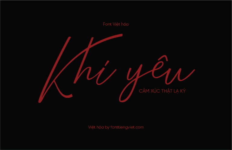 Fonttiengviet.com | Font Việt hóa 1FTV VIP Bentosa - Fonttiengviet.com