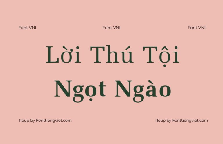 Fonttiengviet.com | Font Việt hoá VNI Meli - Fonttiengviet.com