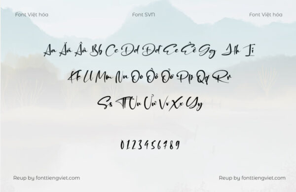 Fonttiengviet.com | Font Việt hóa SVN Hottroof Semhesta - Thư pháp - Brush - Fonttiengviet.com
