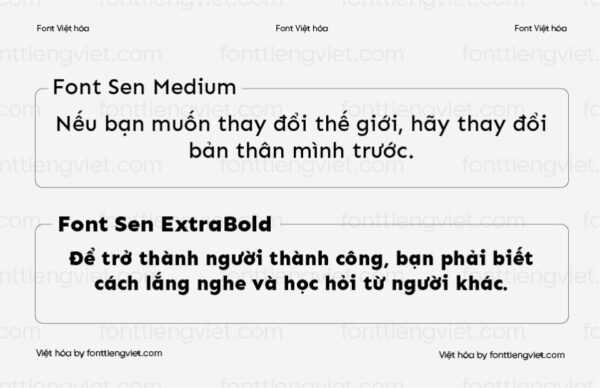 Fonttiengviet.com | [Shop font] Bộ 5 Font Việt hóa 1FTV Sen - Fonttiengviet.com