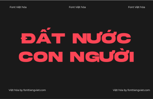 Fonttiengviet.com | Font Việt hóa 1FTV Akira Expanded - Fonttiengviet.com
