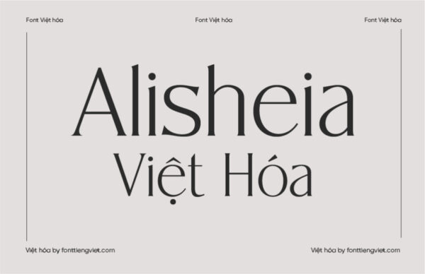 Fonttiengviet.com | Font Việt hóa 1FTV VIP Alisheia - Fonttiengviet.com