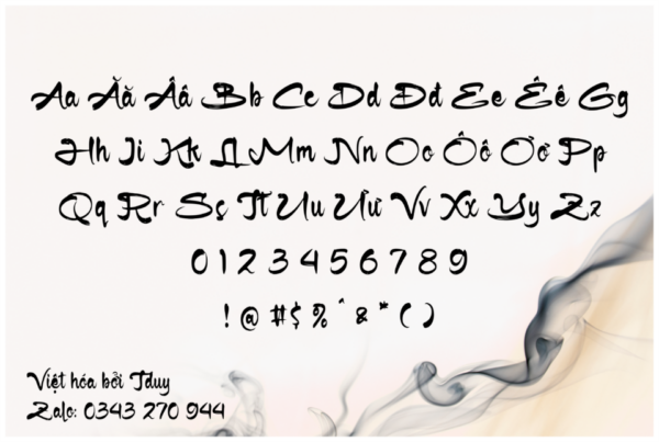 Fonttiengviet.com | Font việt hóa DL Thu Phap - Thư pháp - Fonttiengviet.com