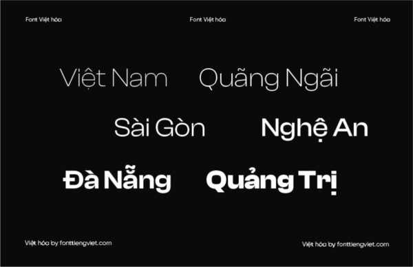 Fonttiengviet.com | [Shop font] Bộ 6 font Việt hóa 1FTV VIP Clash Display - Fonttiengviet.com