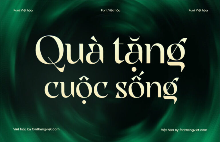 Fonttiengviet.com | Font Việt hóa 1FTV VIP Rogie - Fonttiengviet.com