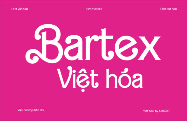 Fonttiengviet.com | Font Việt hóa KK7 Bartex - Fonttiengviet.com