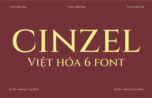 Fonttiengviet.com | Font Việt hóa Cizel ( 6 font ) - Fonttiengviet.com