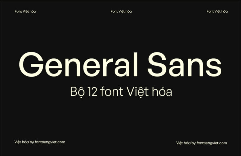 Fonttiengviet.com | [Shop font] Bộ 12 Font Việt hóa 1FTV VIP General ...
