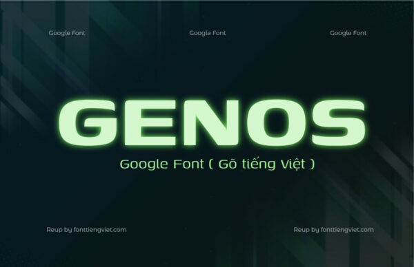 Fonttiengviet.com | 18 Font Việt hóa Genos ( Font tiếng Việt ...