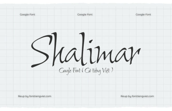 Fonttiengviet.com | Font Việt hóa Shalimar ( Font tiếng Việt ...