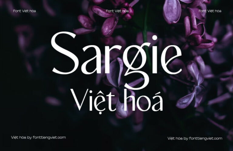Fonttiengviet.com | Font Việt hóa 1FTV VIP Sargie - Fonttiengviet.com