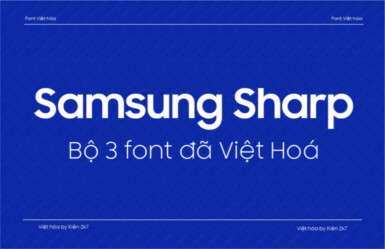 Fonttiengviet.com | [Shop font] 3 Font Việt hóa Samsung Sharp Sans ...