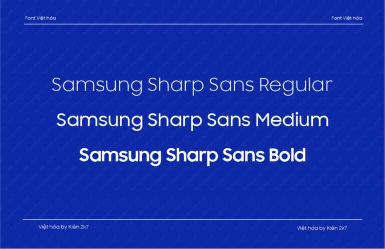 Fonttiengviet.com | [Shop font] 3 Font Việt hóa Samsung Sharp Sans ...