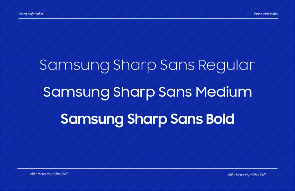 Fonttiengviet.com | [Shop font] 3 Font Việt hóa Samsung Sharp Sans ...