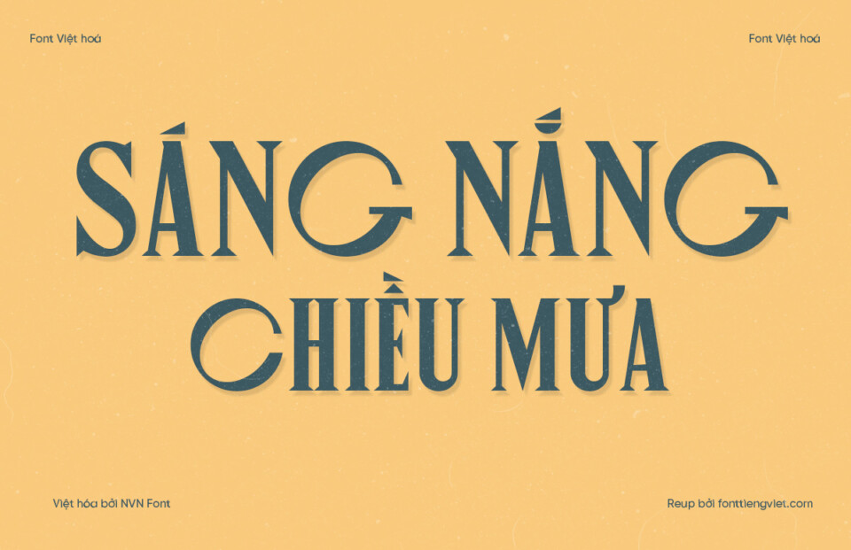 Fonttiengviet.com | Font Việt hóa NVN Canopee - Fonttiengviet.com
