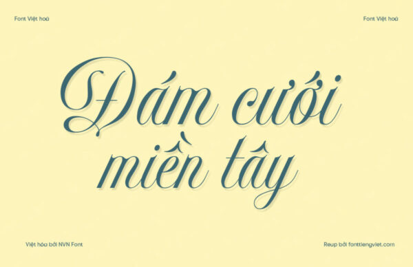 Fonttiengviet.com | Font Việt hóa NVN Delirian Script - Fonttiengviet.com